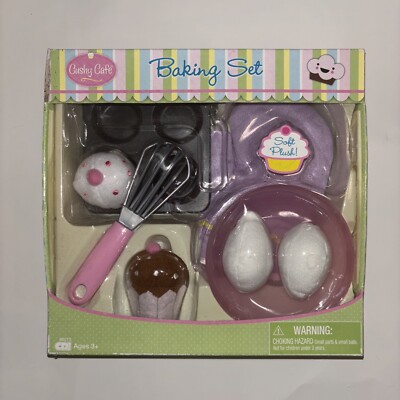 Cushy Cafe Baking Set Soft Plush Cooking Set For Kids | eBay