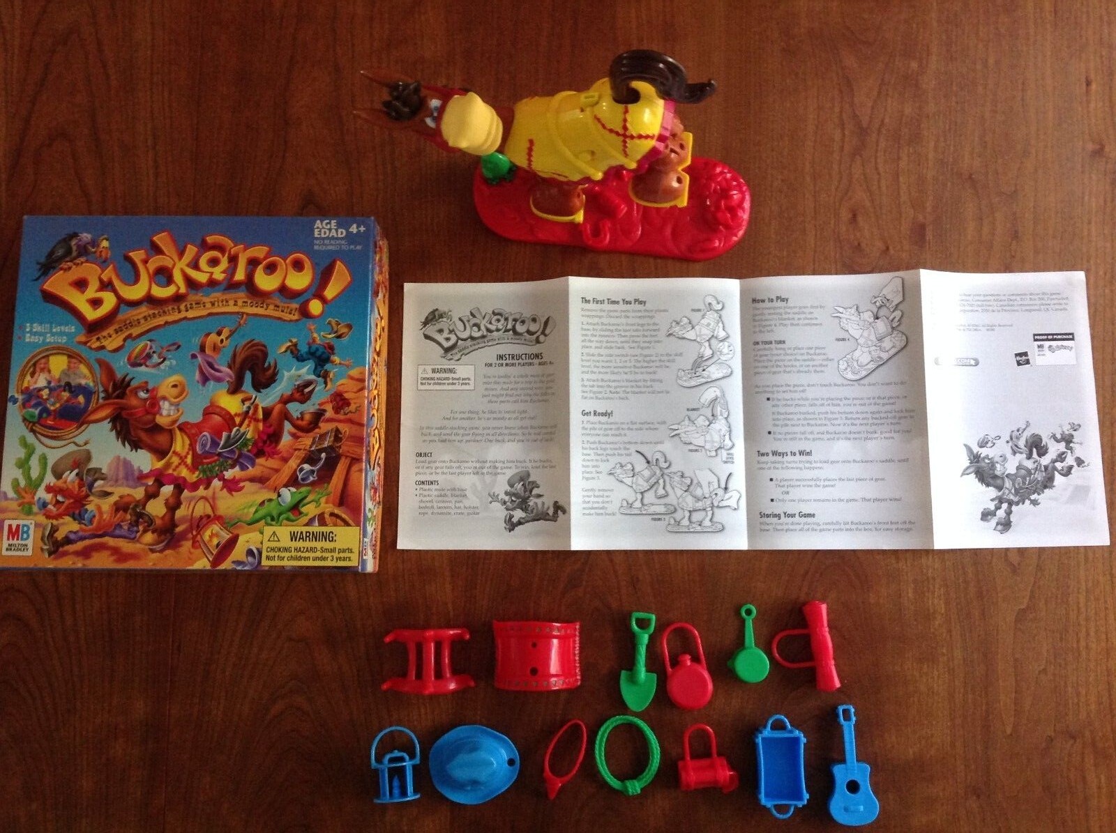 Buckaroo Board Game by Milton Bradley 2004 | eBay