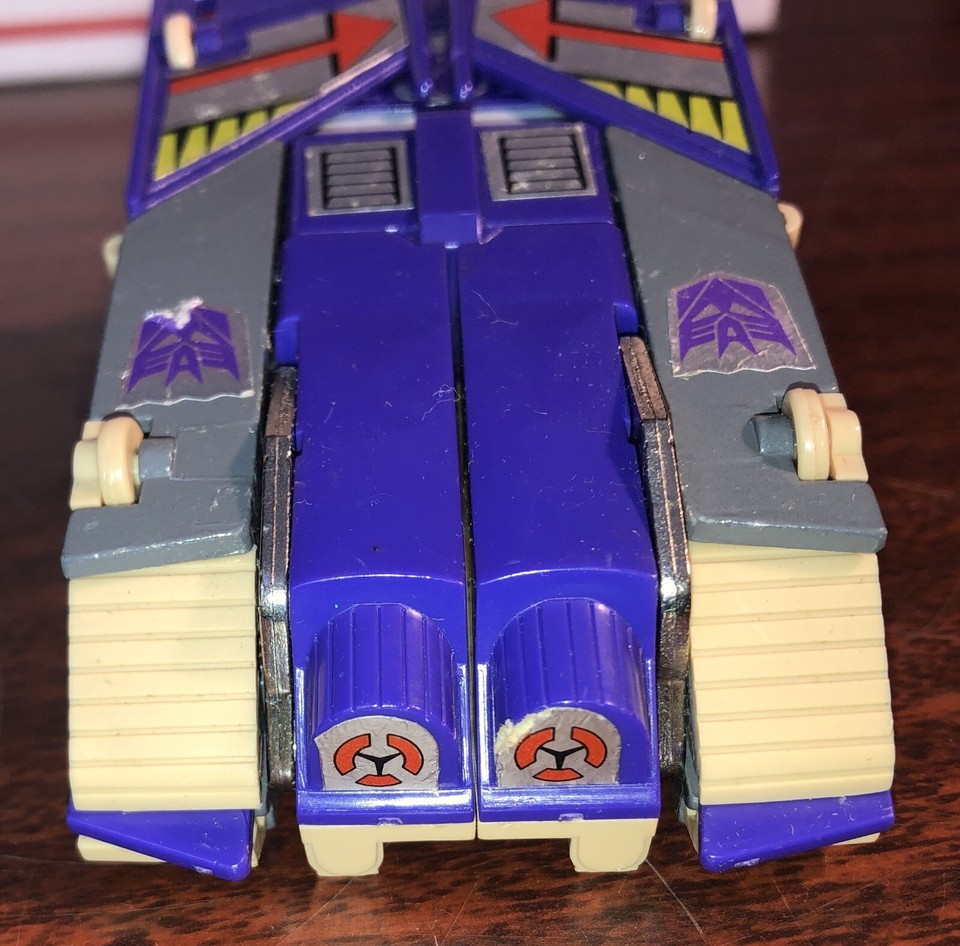 Vintage 1984 Hasbro Transformer Triple Charger Blitzwing Tank Je1 ...