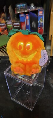 Puffkins Halloween Vintage 1994 PUMPKIN JACK Bean Bag Plush Stuffed ...