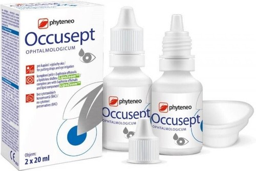 OCCUSEPT Eye Drops 2x 20ml Tear Disorders Visual Tension Stressed Eyes ...