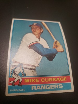 1976 Topps Baseball Card #615 - Mike Cubbage (Rangers) VG-EX | eBay
