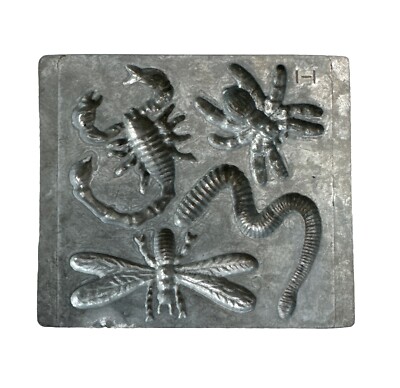 Vintage 1994 Toymax CREEPY CRAWLERS Bugs Spider Worm Fly Scorpion Metal ...