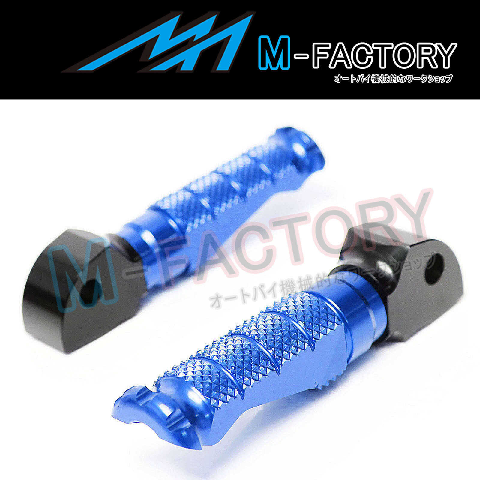 Blue CNC R-Fight Rear Foot Pegs For Yamaha YZF R1 00-19 18 17 16 15 14 ...