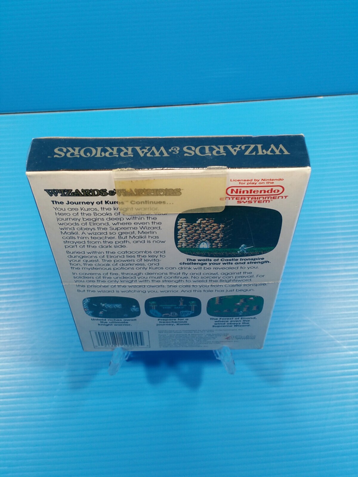 Brand New-Factory sealed H-Seam.Nintendo NES Wizards & Warriors game ...