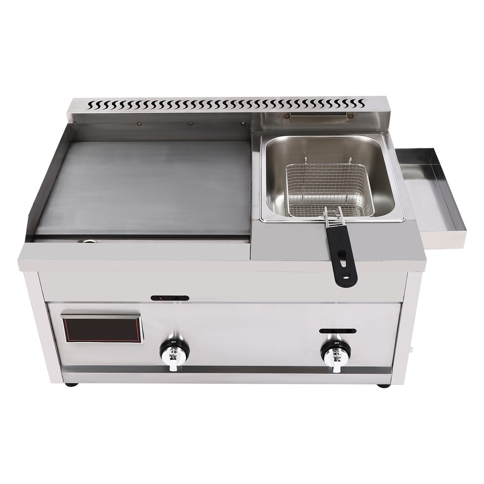 Commercial Flat Top Gas Propane Griddle Grill BBQ Hot Plate Grill ...