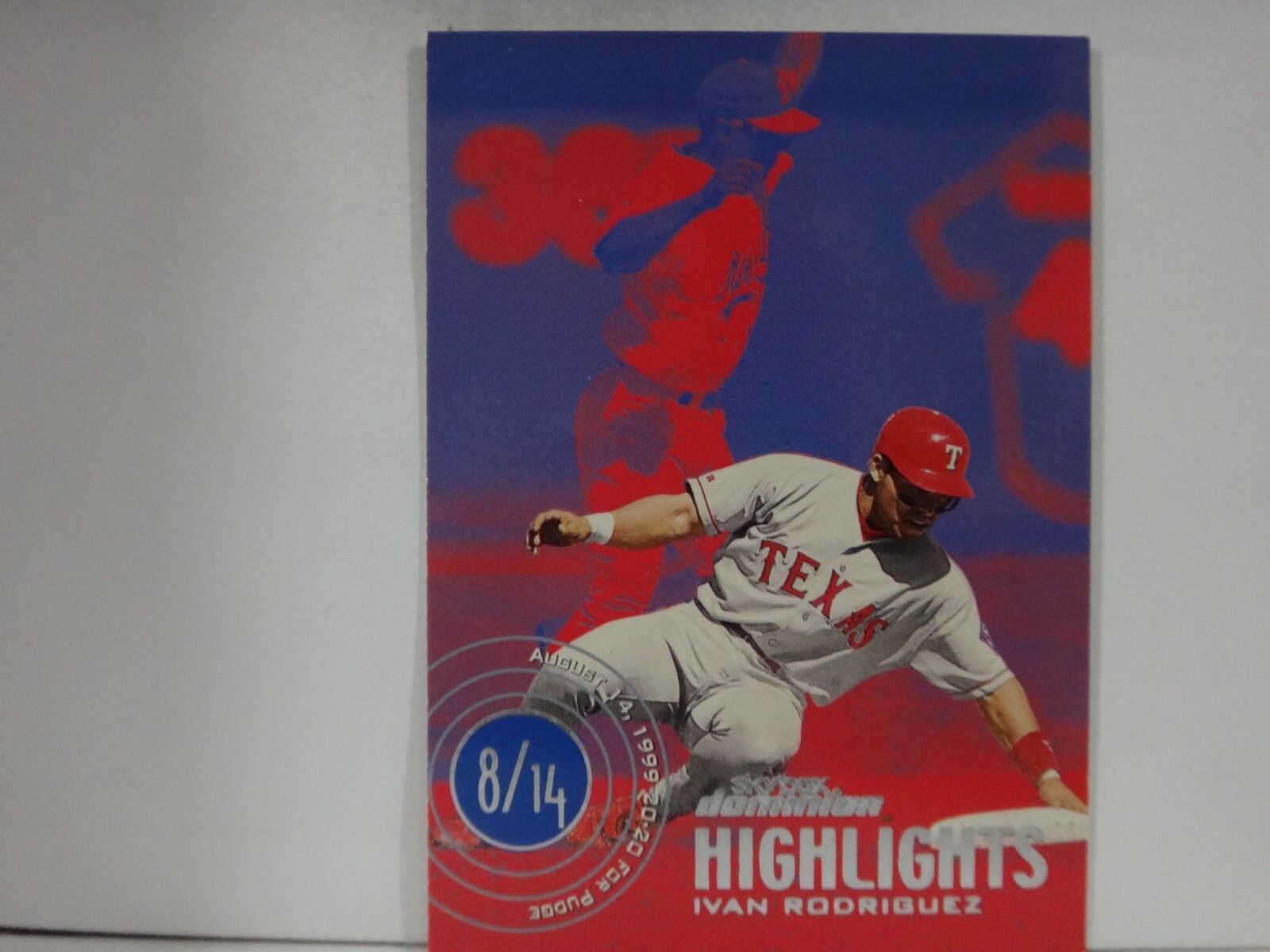 2000 (RANGERS) SkyBox Dominion #21 Ivan Rodriguez HL | eBay