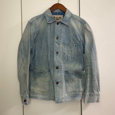 RRL Work Jacket ndigo Vintage Ralph Lauren Made in France Used Men's ...