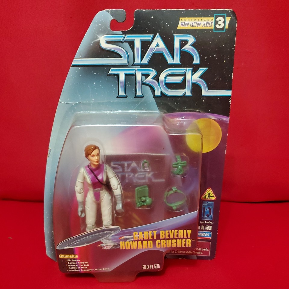 Playmates Star Trek Warp Factor Series 3 Cadet Beverly Howard Crusher 5 ...