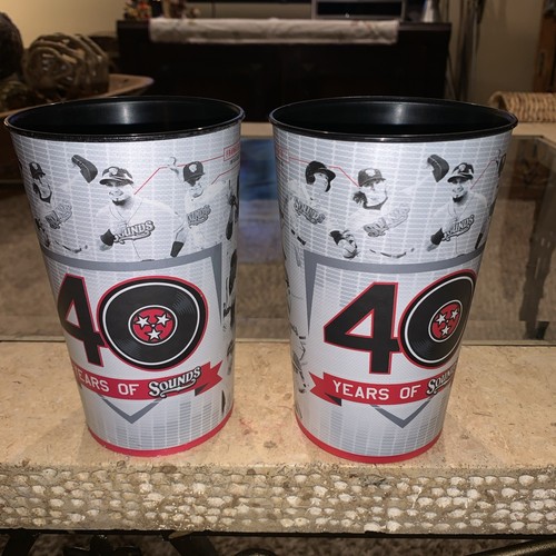 2017 40 Years Nashville Sounds Minor League Baseball Cups Dynamic ...