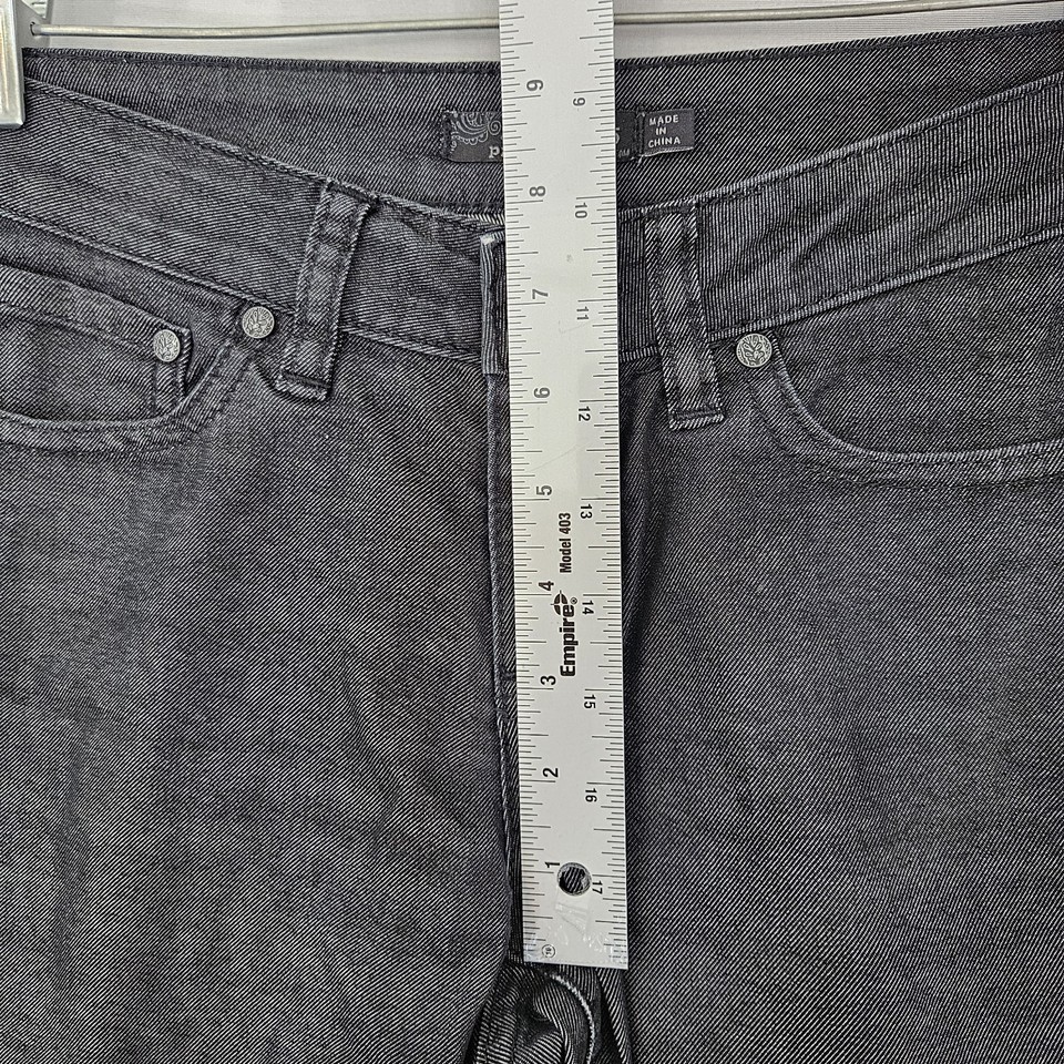 prAna Jeans Womens Size 0/25 Black Slim Fit Low Rise Straight Leg Denim ...