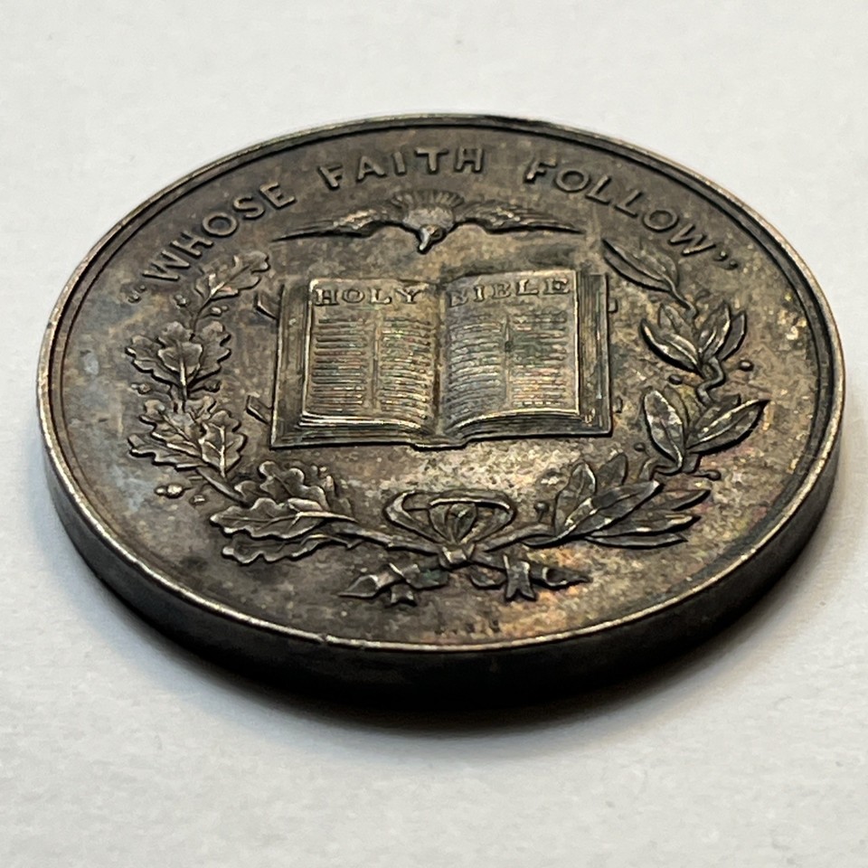 1870 Pilgrim Jubilee Memorial Medal Token HK-13 Plymouth MA "So Called ...