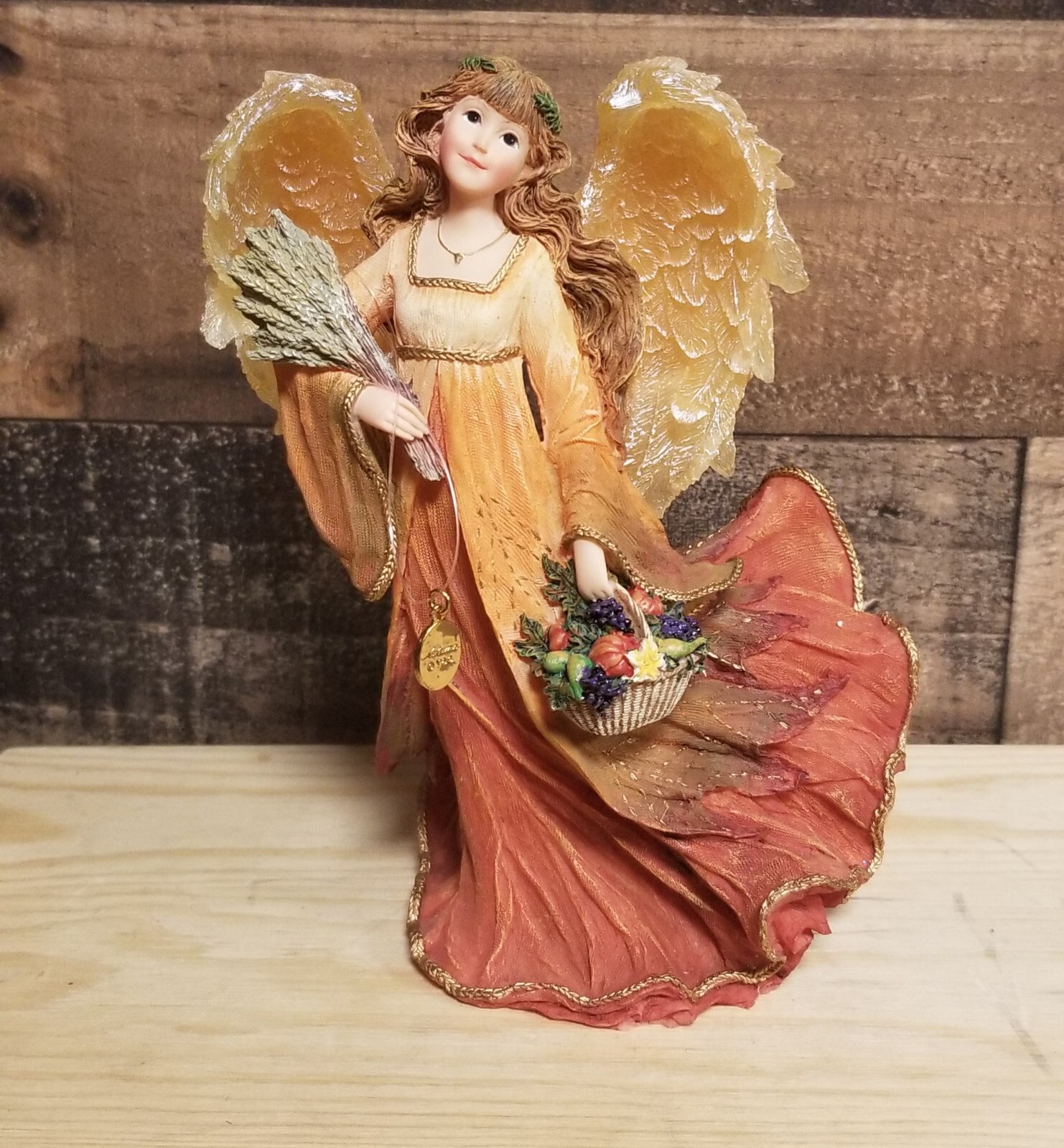 Boyds Charming Angel Collection Althea Angel of Autumn Figurine & Charm ...