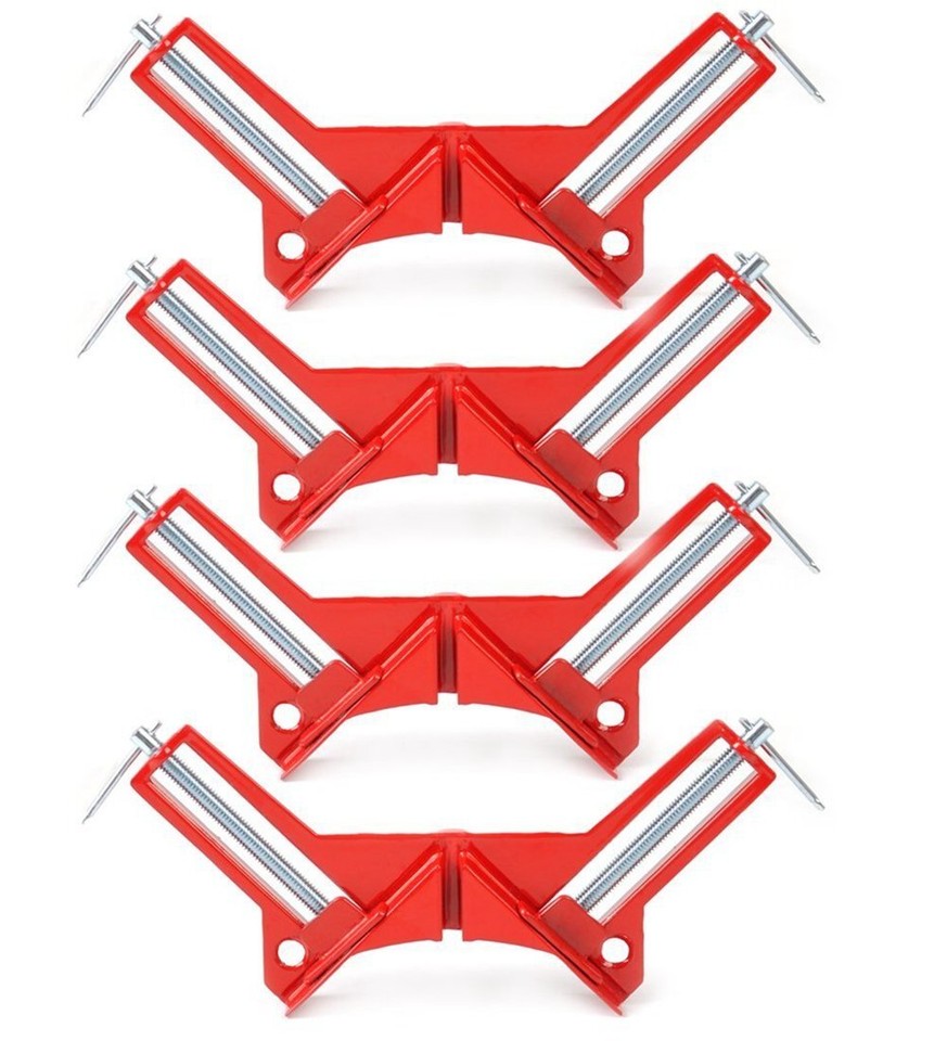 4 Pcs Zinc Alloy 90 Degree Right Angle Corner Clamp Picture Photo Frame ...