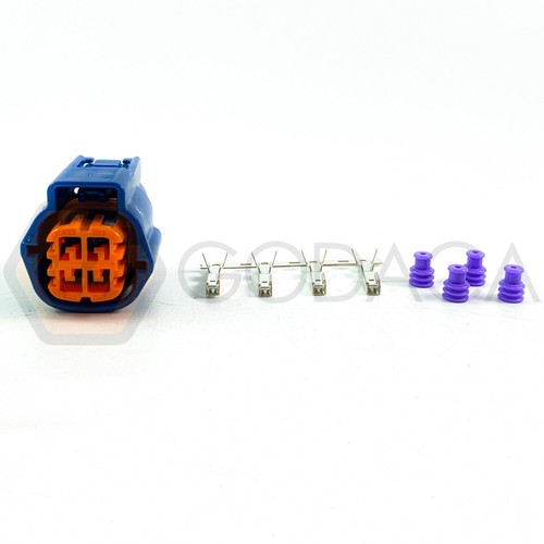 1x Blue Connector 4-way J-48817-148 w/out wire | eBay