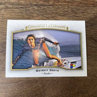 2017 Upper Deck Goodwin Champions #91 Quincy Davis Surfer | eBay
