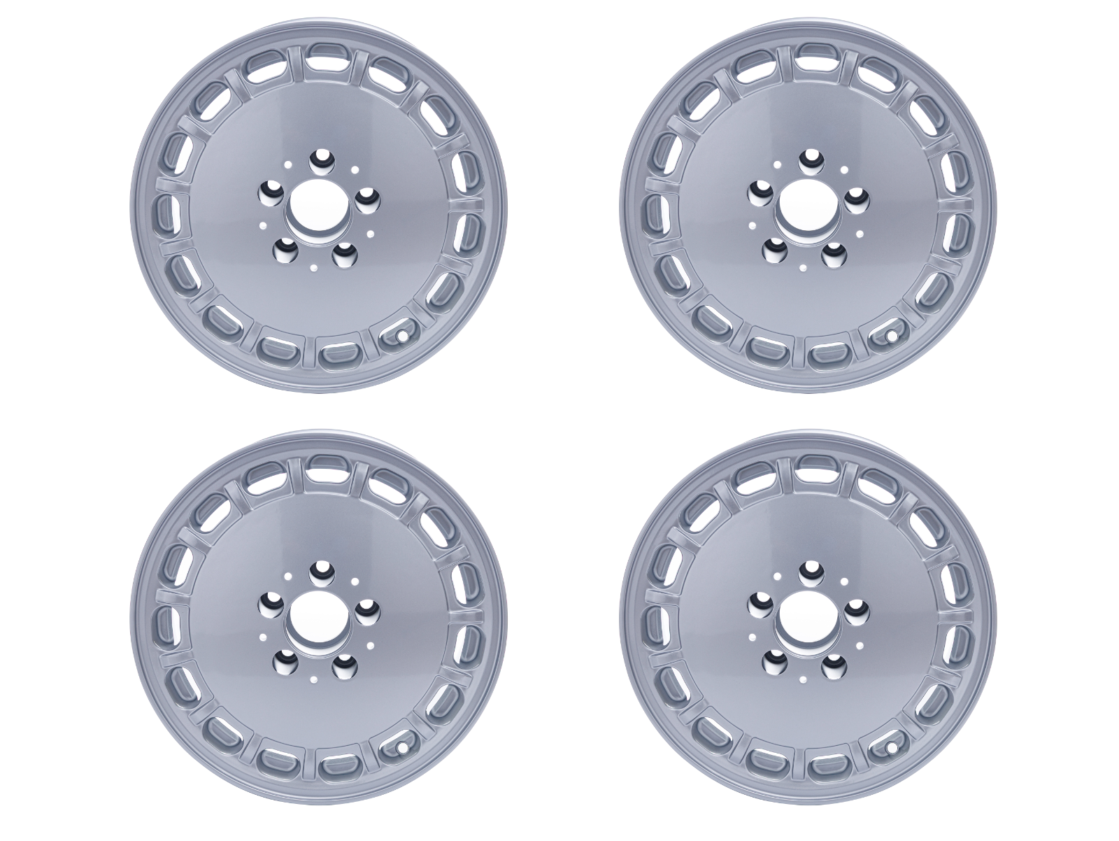 Mercedes-Benz Set of 7x15 Inch ET 25 Replica New Look Alloy Rims ...