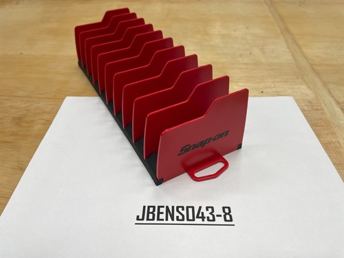 Snap-on Tools USA NEW RED 10" Anti-Slip Plier Organizer Rack KAPL10RD ...