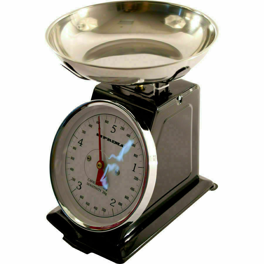 5KG TRADITIONAL KITCHEN WEIGHING SCALE BOWL RETRO MECHANICAL SCALES ...