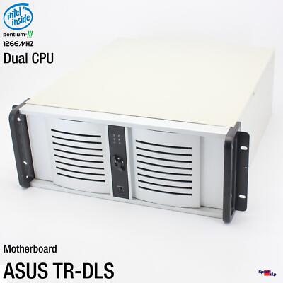 Dual Pentium III 1266 Server Workstation Computer PC Asus TR-DLS ...
