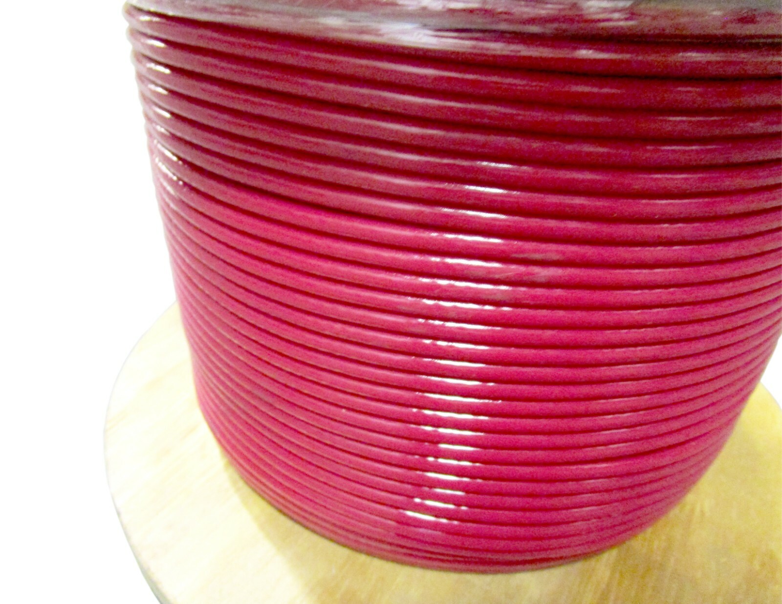 1/8" - 3/16" X 1000' RED Vinyl Coated Aircraft Cable UV Protected ...