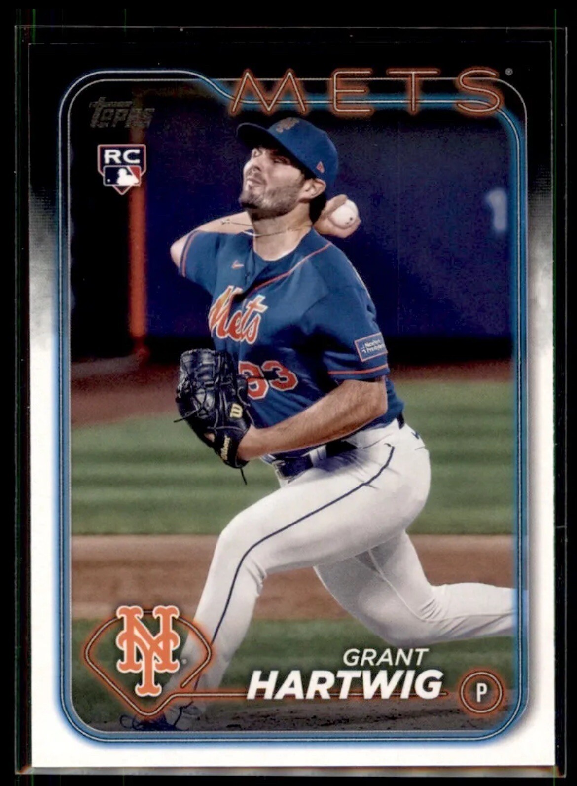 2024 Topps Series 1 Grant Hartwig New York Mets Rookie RC #130 | eBay