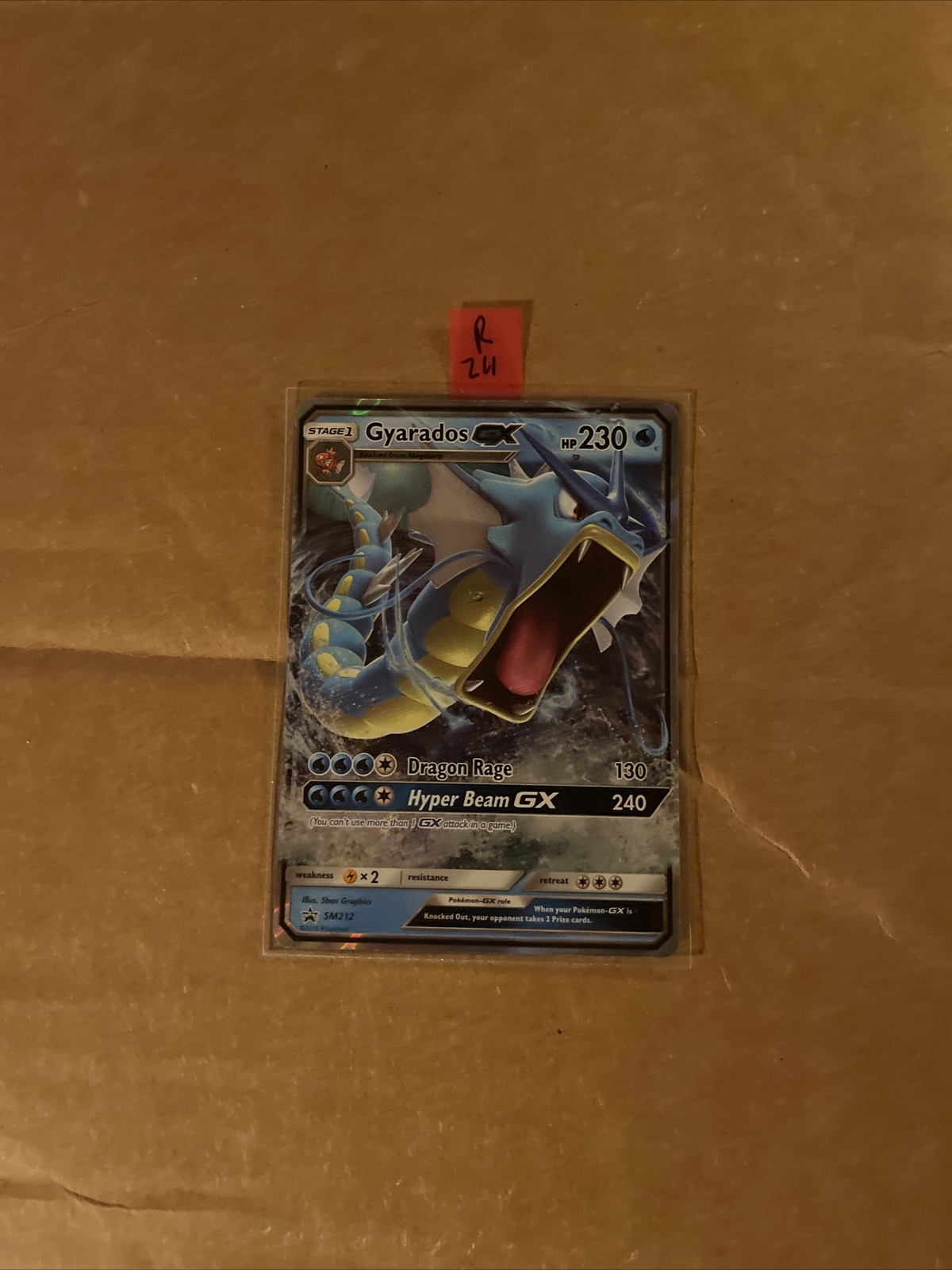 Gyarados GX SM212 - Black Star Promo - Ultra Rare Pokemon Card - Near ...