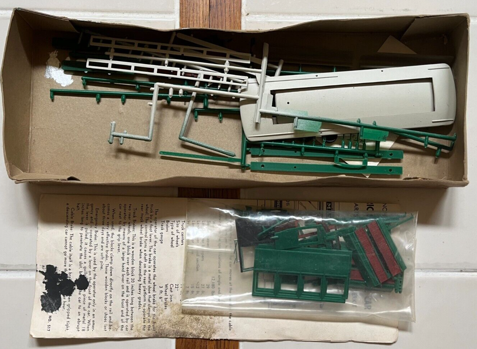 San Francisco Cable Car Model Kit - No. 517 - Hawk - 1967 - used | eBay