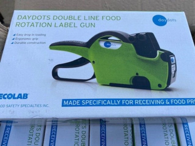 DayDots Ecolab 12020-01-00 Double Line Food Rotation Label Gun ...