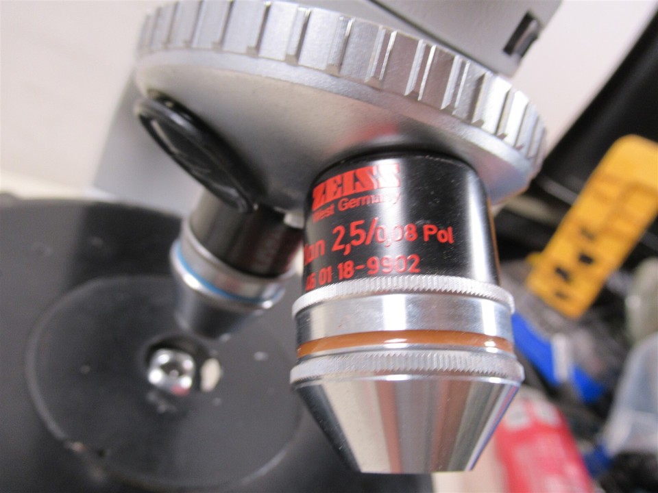 Zeiss Standard Polarizing Monocular Microscope w/ Bertrand Lens ...
