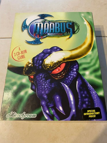 Maabus (PC, 1995), Original BIG Box with Carvings! Rare and Vintage ...