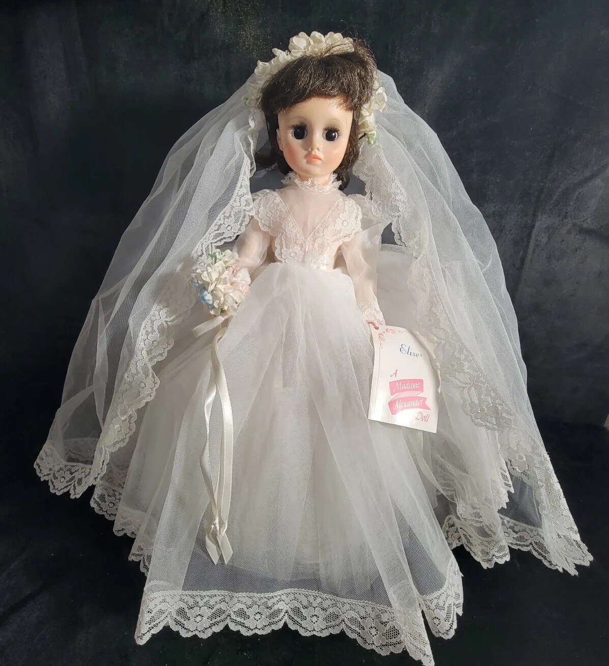 Vintage Madame Alexander Bride Doll #1680 Elise with Tags 1968-1969 No ...