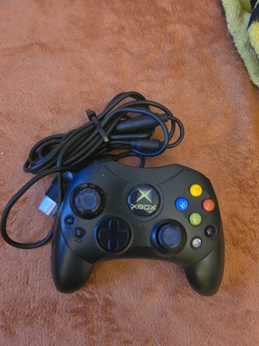 Original Black Xbox Controller S-Type Wired w/Breakaway - | eBay