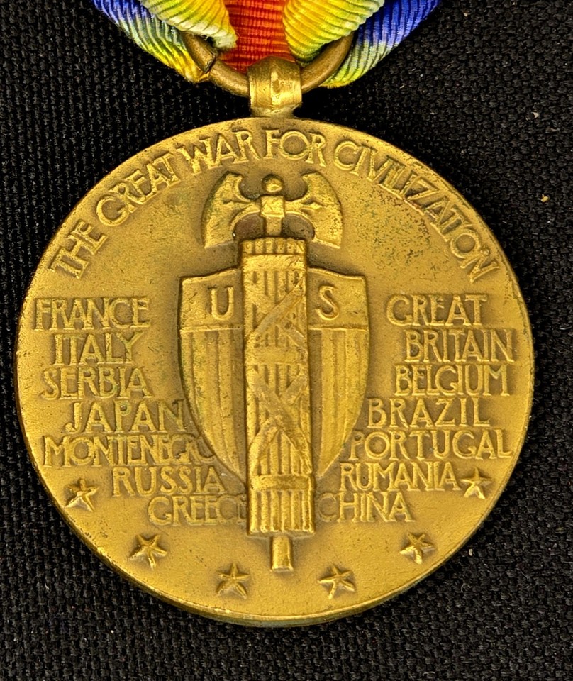 Original WW1 US Victory Medal 5 Bars | eBay