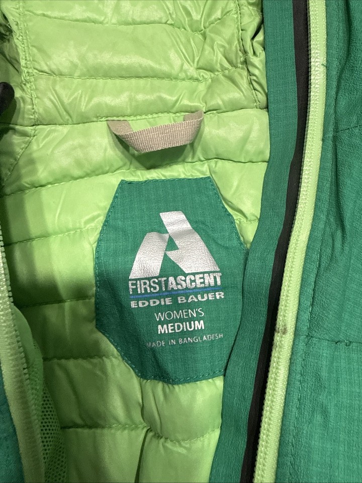 Eddie Bauer Women's Medium Puffer Jacket EB 800 Down First Ascent ...