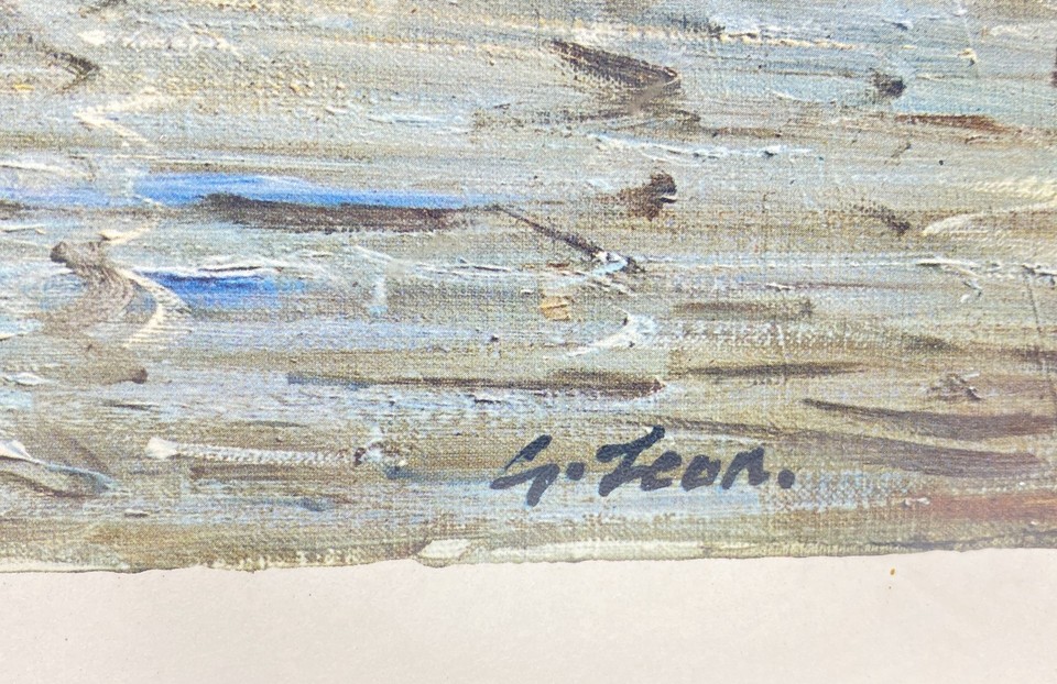 Paris Notredame Abside at la Seine Print by G. Leon. | eBay