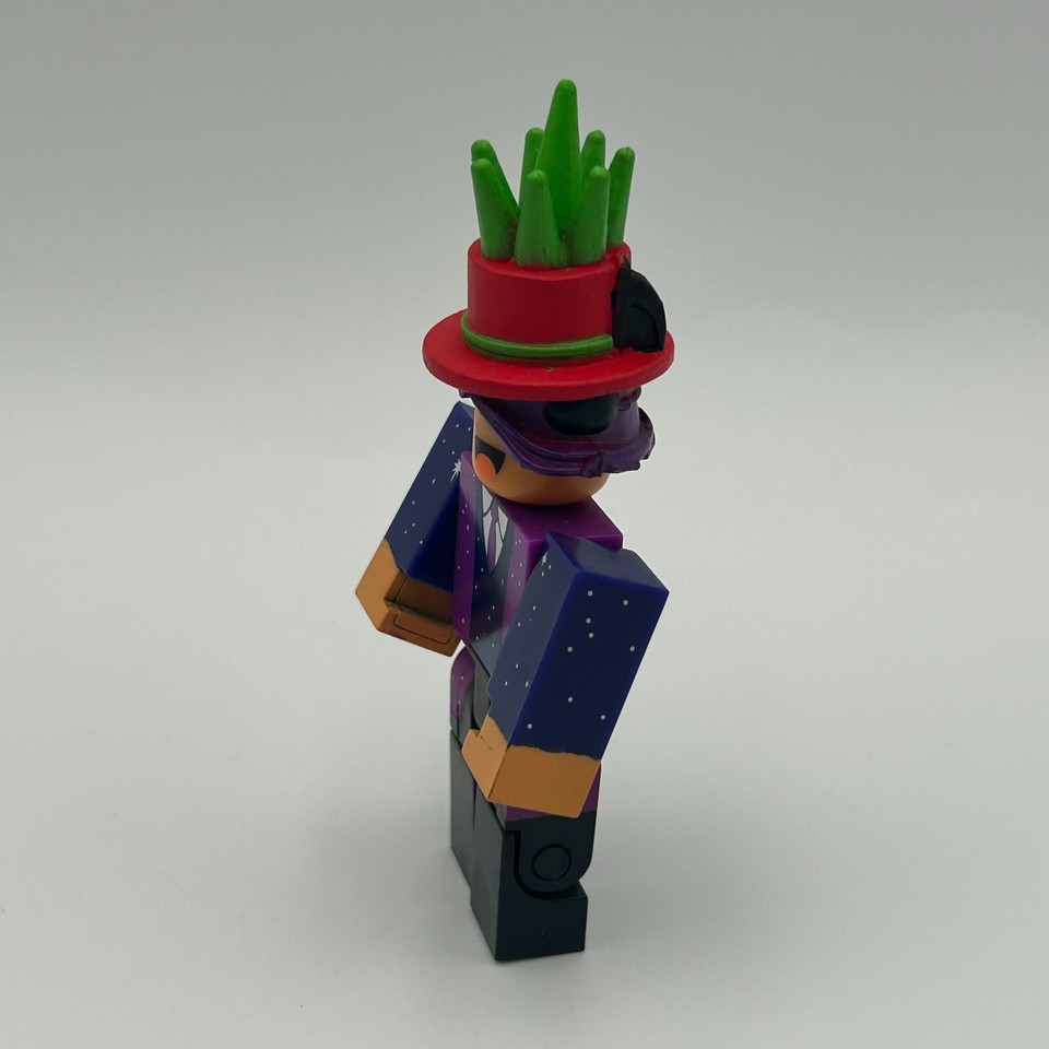Roblox Character 2.75" Robo693 CrazyBlox with Plant Hat, no code | eBay