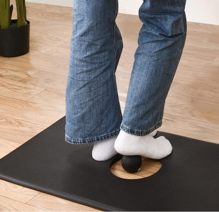 Foot Massager Standing Desk Mat - 17" x 32" x 1/2" Thick - Standing ...