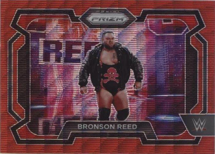 2024 Panini Prizm WWE - Bronson Reed #66 Ruby Wave Prizm for sale ...