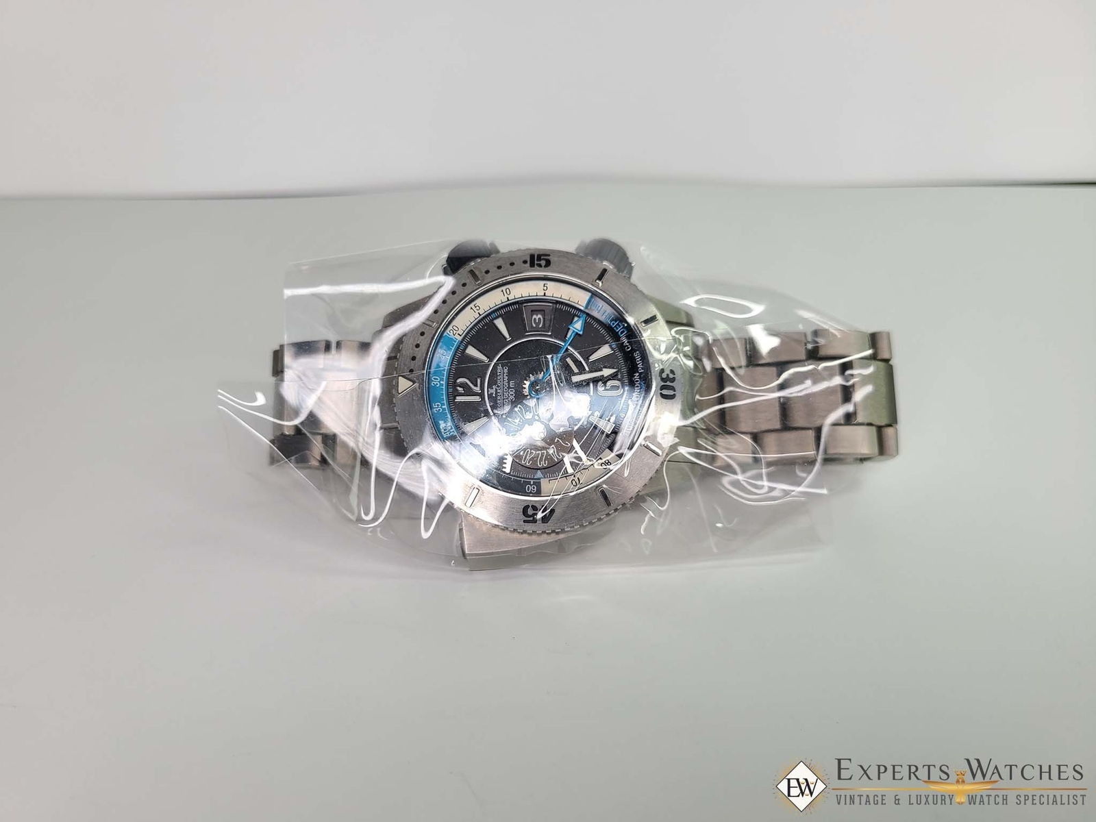JAEGER LeCOULTRE Master Compressor Titanium Diving PRO Geographic GMT ...