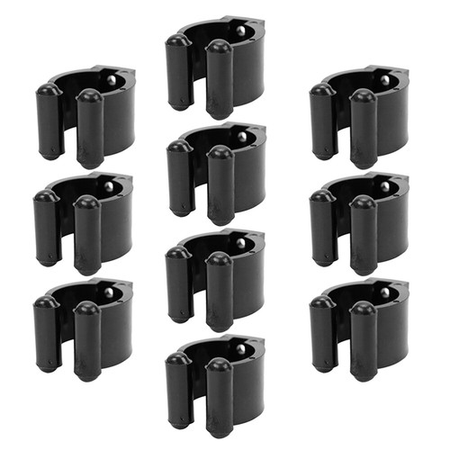 10PCS Wall-mounted Fishing Rod Holder Plastic Individual Pole Storage ...