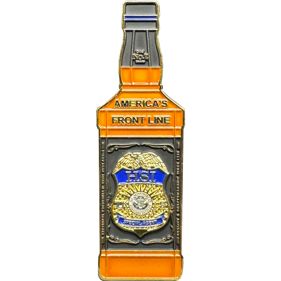 FF-021 Thin Blue Line HSI Special Agent Challenge Coin | eBay