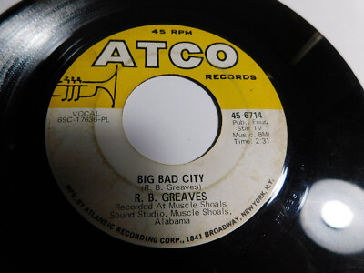 R.B. Greaves – Take A Letter Maria 1969 7" Single 45-6714 | eBay