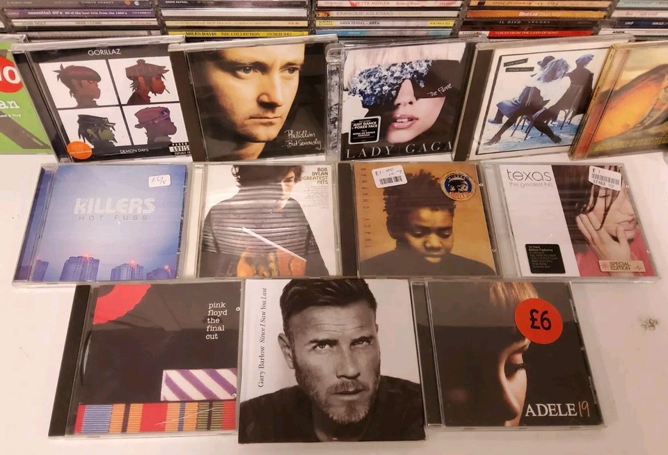 230 x Mixed Genre Music CD Joblot Pop Rock Jazz Classical Hip-Hop Dance ...