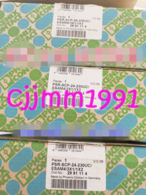 1PC NEW Phoenix Safety Relay PSR-SCP-24-230UC/ESAM4/3X1/1X2 2981114 | eBay