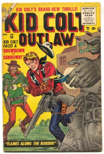 Kid Colt Outlaw #56 1956- Maneely- Tuska- Western VG | eBay