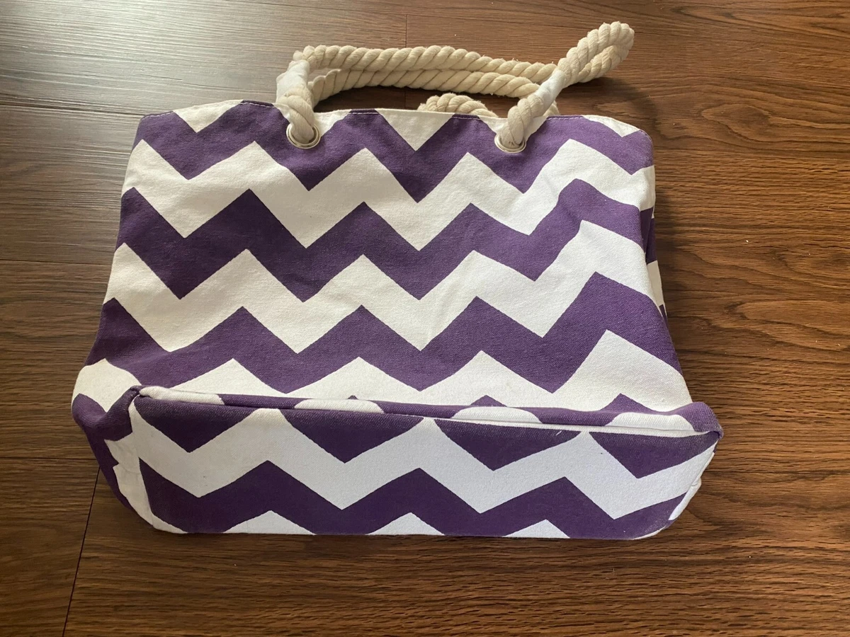 Chevron Beach Bags