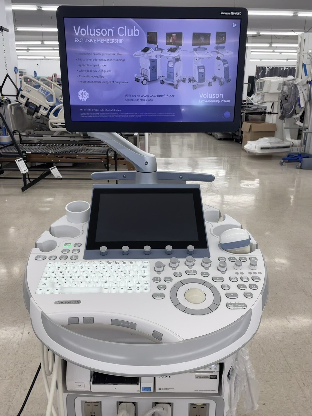 GE Voluson E10 BT19 Ultrasound System - With 2 Probes | eBay