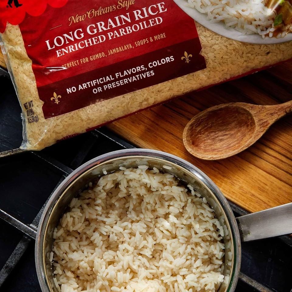 Enriched Parboiled Rice 10 Lb Long Grain Rice ,Long Grain Rice for ...