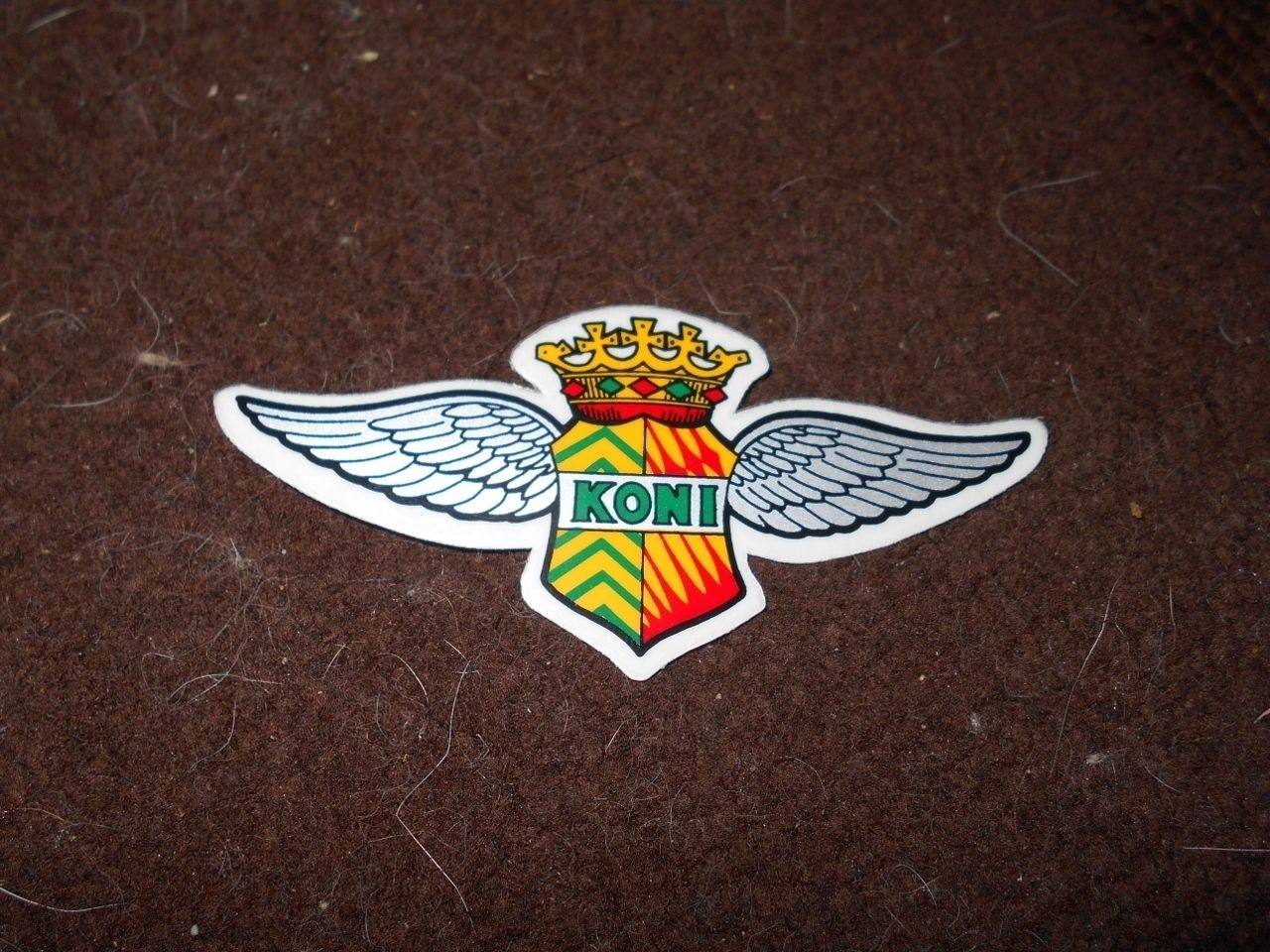 KONI SHOCK SHOCKS VINTAGE WINGS LOGO DECAL STICKER FORD CHEVROLET DODGE ...